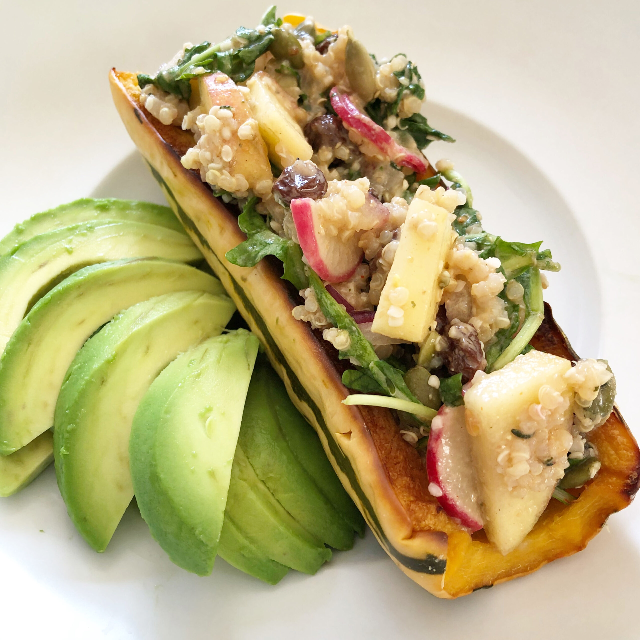 Vegan Stuffed Delicata Squash Recipe - MoCHI Living